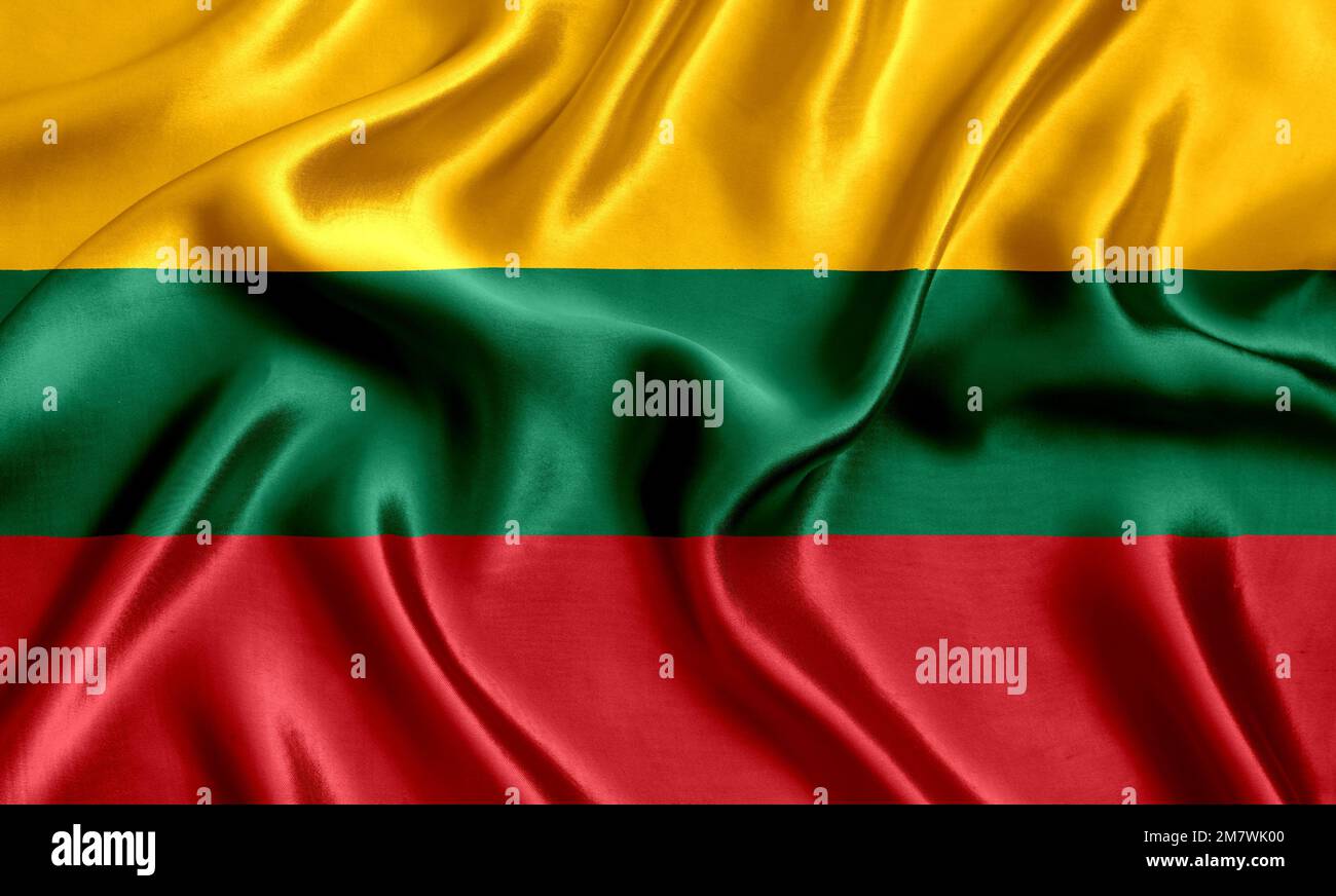 Flag of Lithuania Stock Photo - Alamy