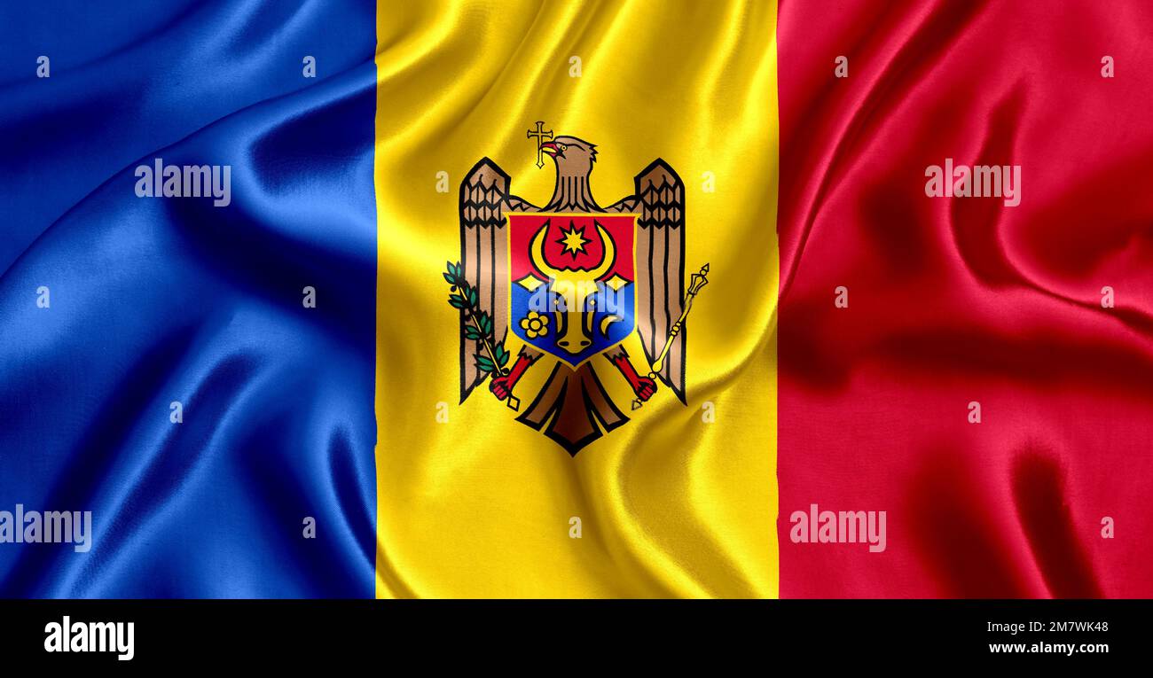 Flag of Moldova Stock Photo - Alamy