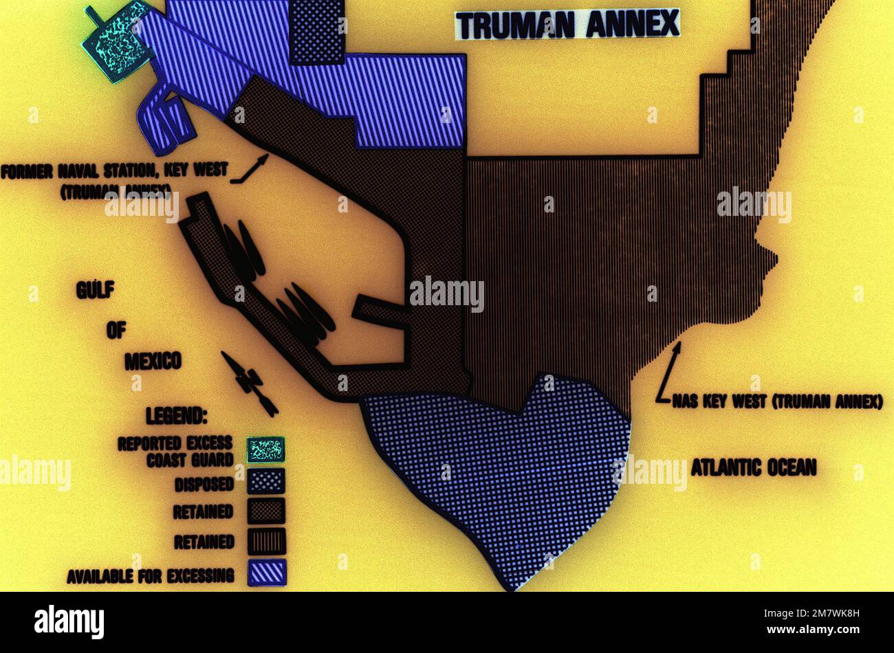 A viewgraph showing former Naval Station, Truman Annex, Key West ...