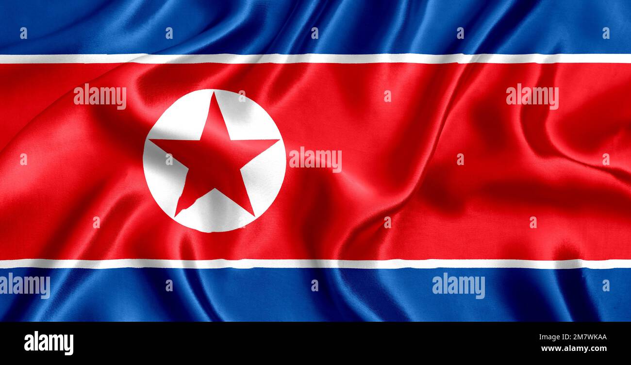 Flag of North Korea Stock Photo - Alamy