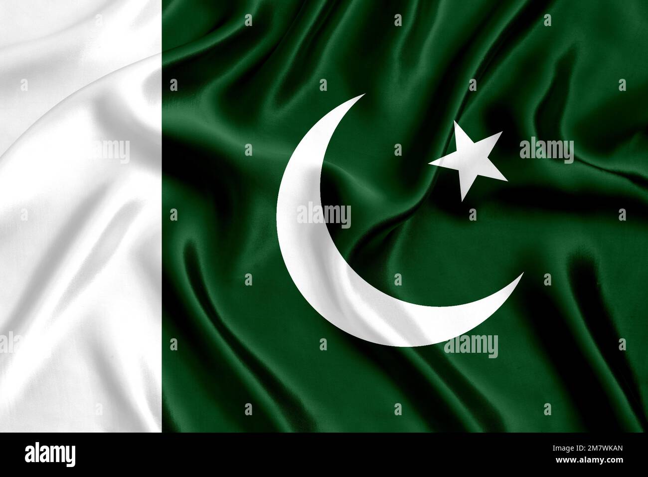 Pakistan flag illustration hi-res stock photography and images - Alamy