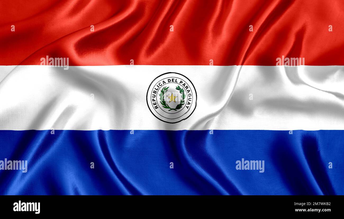 Flag of Paraguay Stock Photo - Alamy