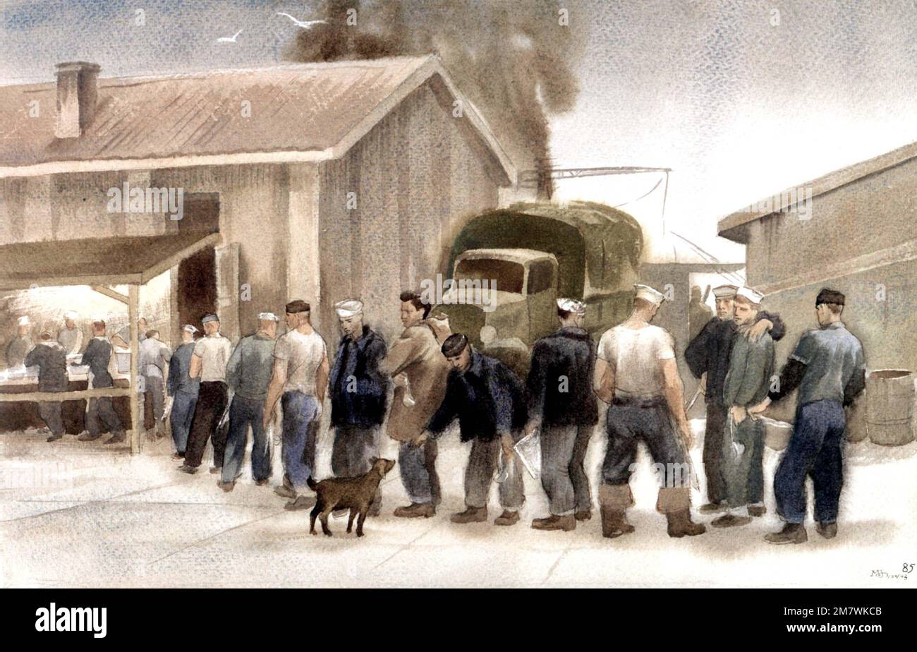 Artwork: "Early Morning Chow" Artist: Mitchell Jamieson Catalog Number ...