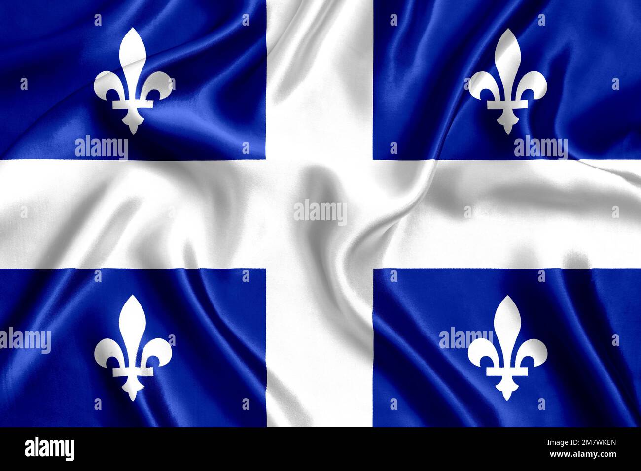 Flag of Quebec Stock Photo - Alamy