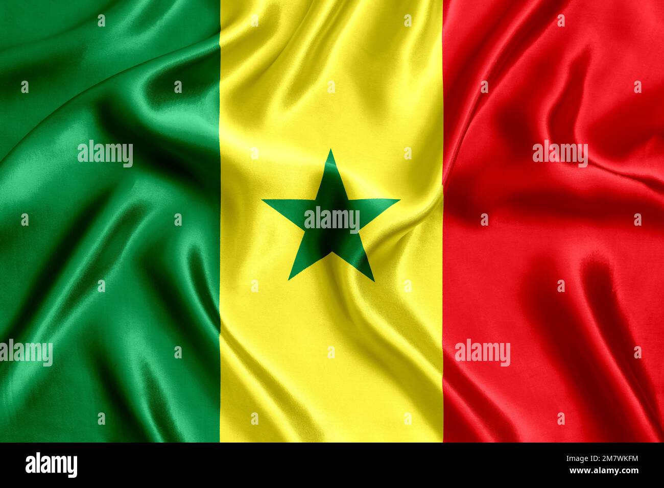 Senegal flag vector hi-res stock photography and images - Alamy