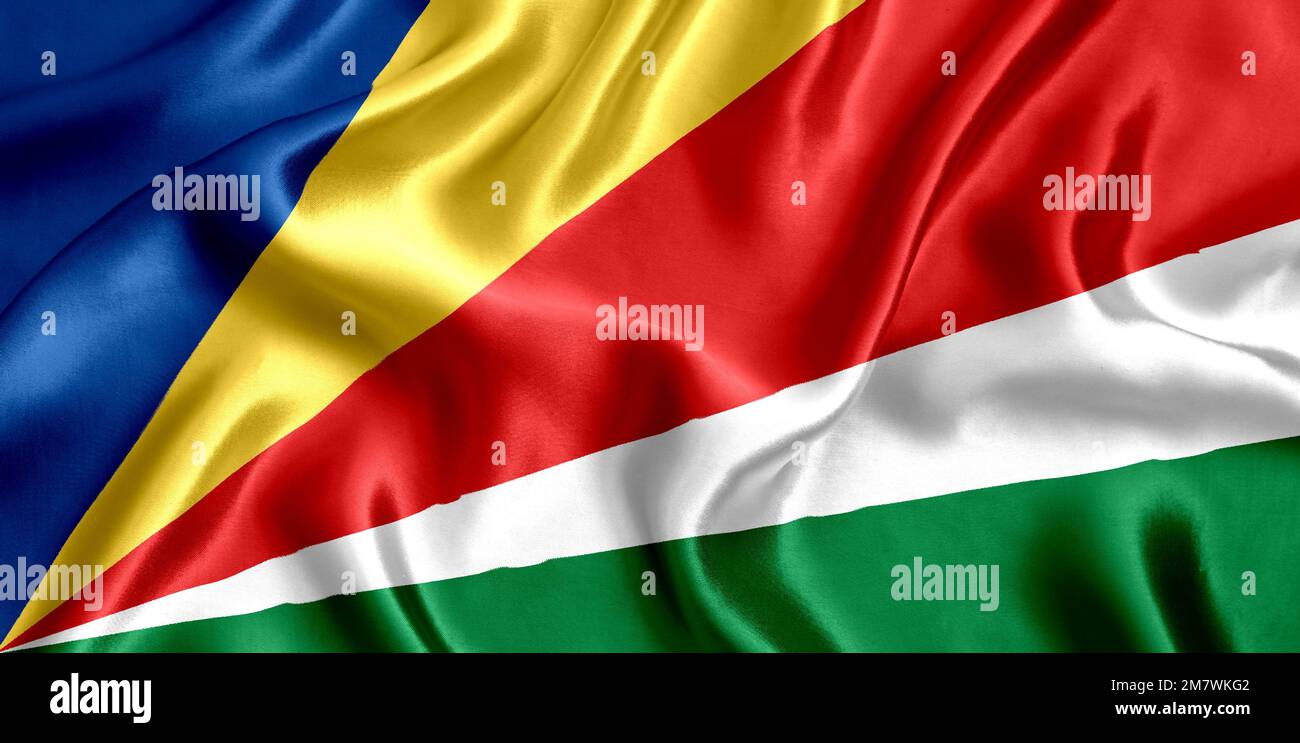 Flag of Seychelles Stock Photo - Alamy