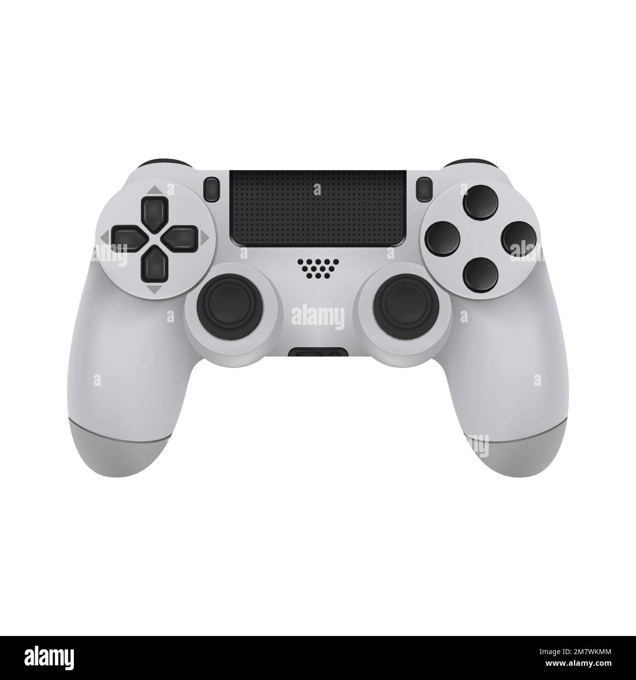 Realistic Mock-up Modern Game Controllers. Gamepad from the game ...