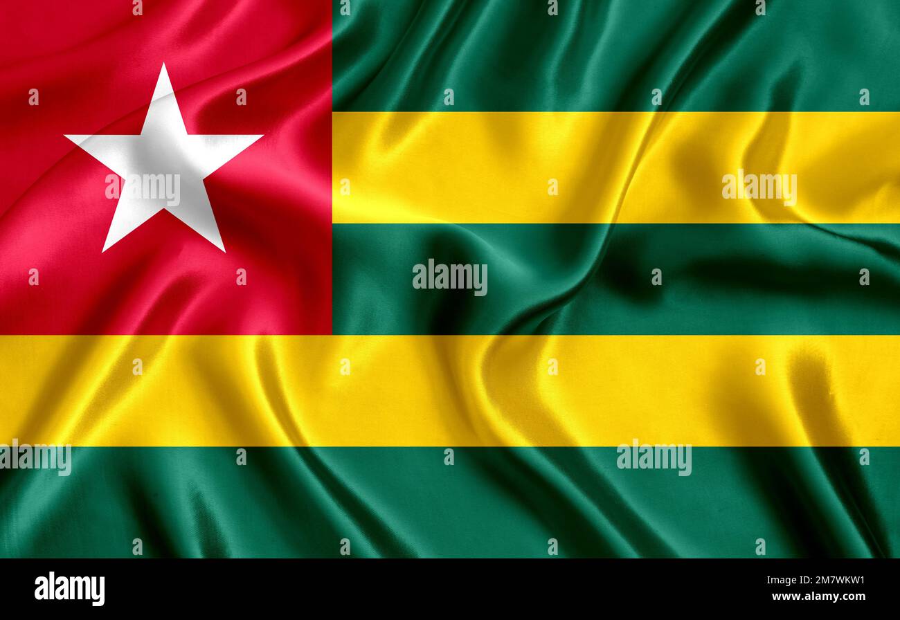 Flag of Togo Stock Photo - Alamy