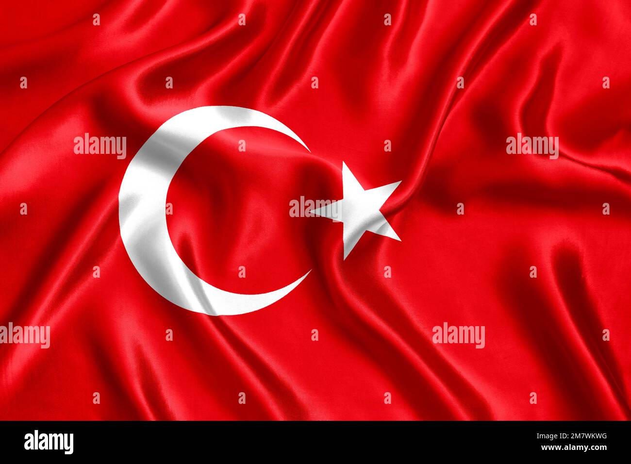 Flag of Turkey Stock Photo - Alamy
