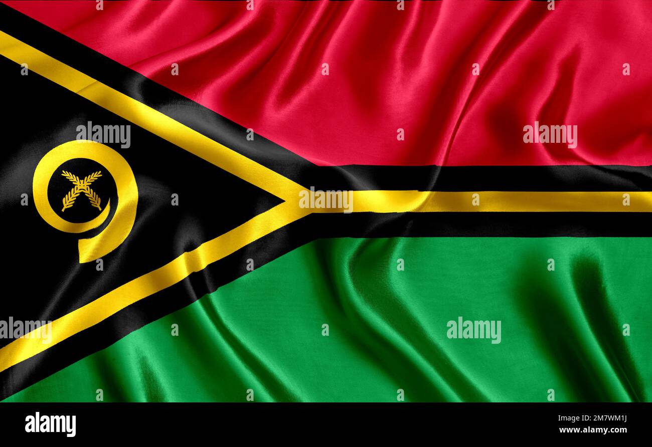 Flag of Vanuatu Stock Photo - Alamy