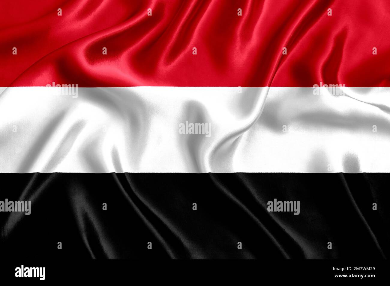 Flag of Yemen Stock Photo - Alamy