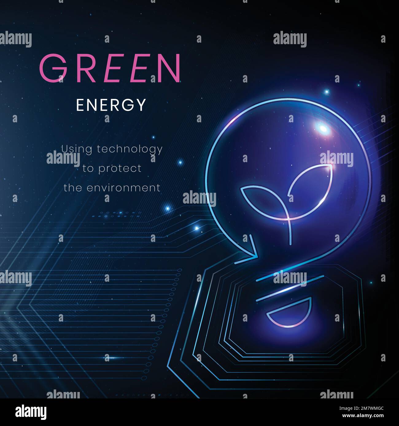 Using technology to protect the environment Stock Vector Images - Alamy