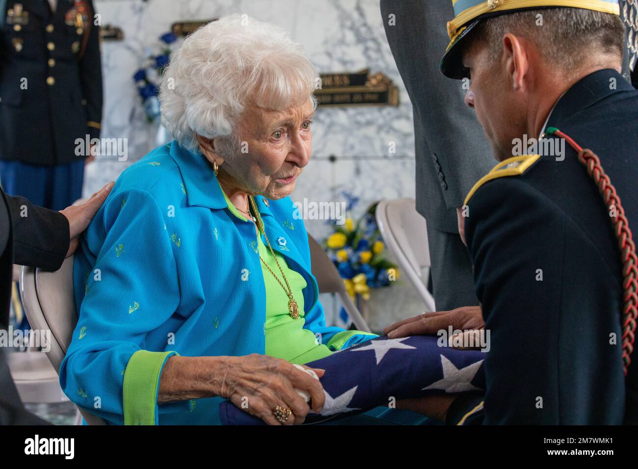 Lt. Col. Brian Montgomery, right, commander of the "Can Do Battalion ...