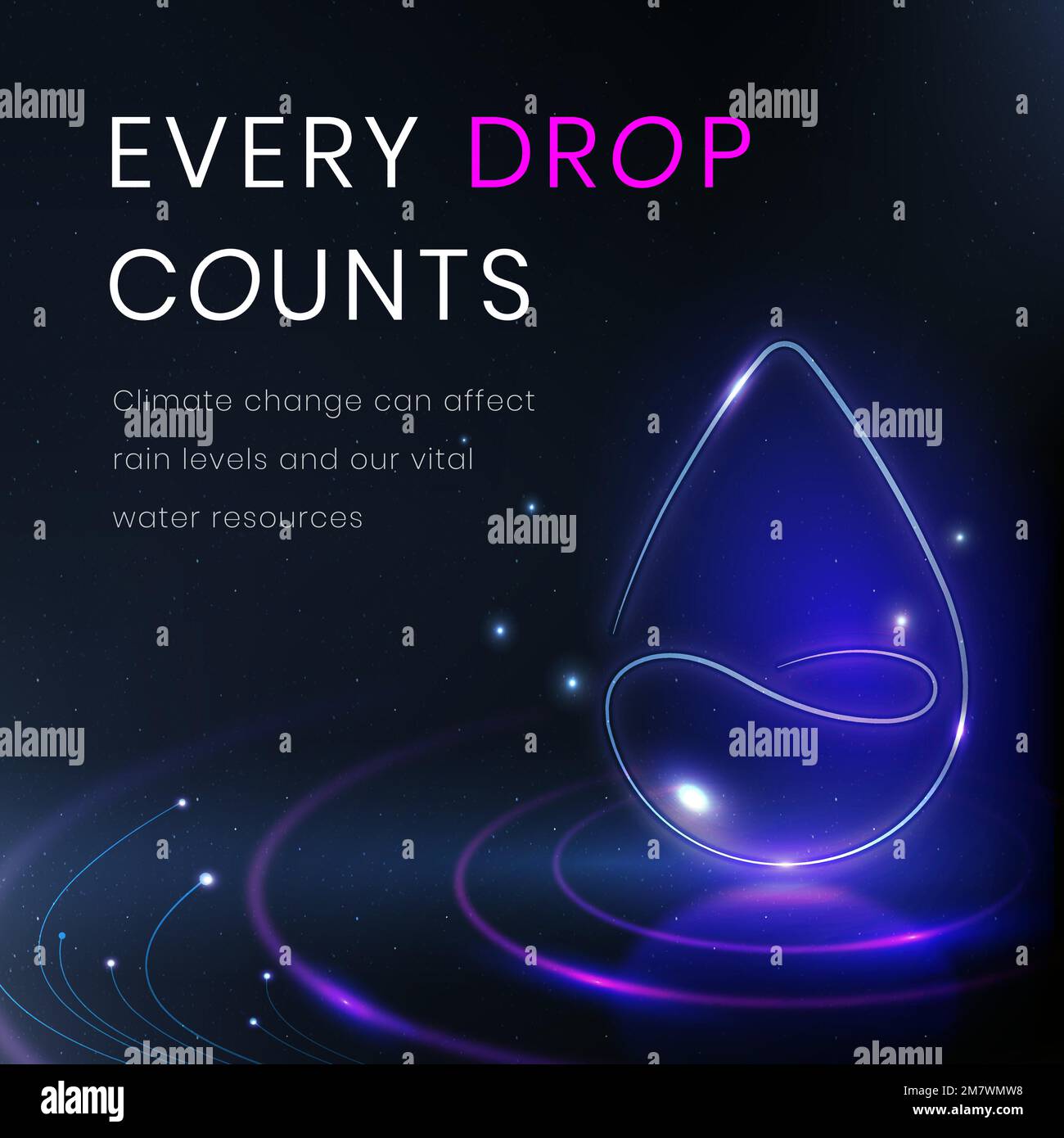 Every drop counts vector vectors hi-res stock photography and images ...