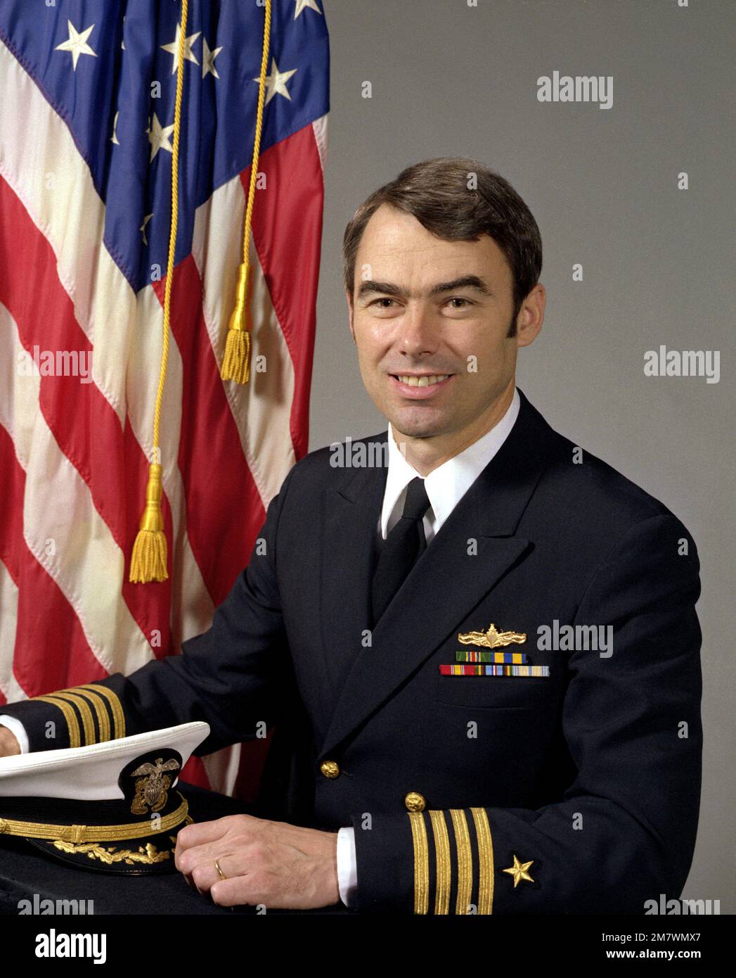 CAPT Douglas C. Bauer, USN (uncovered). Country: Unknown Stock Photo ...