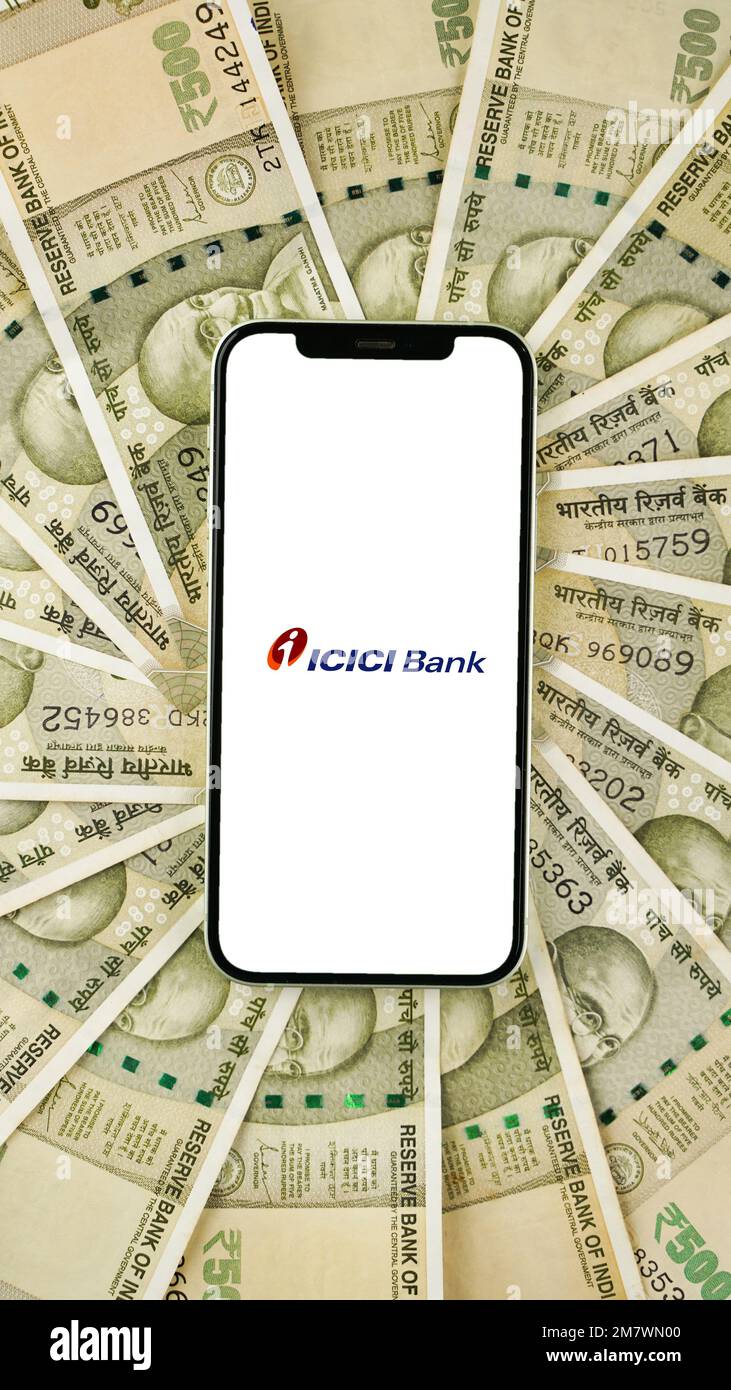 Icici bank logo hi-res stock photography and images - Alamy