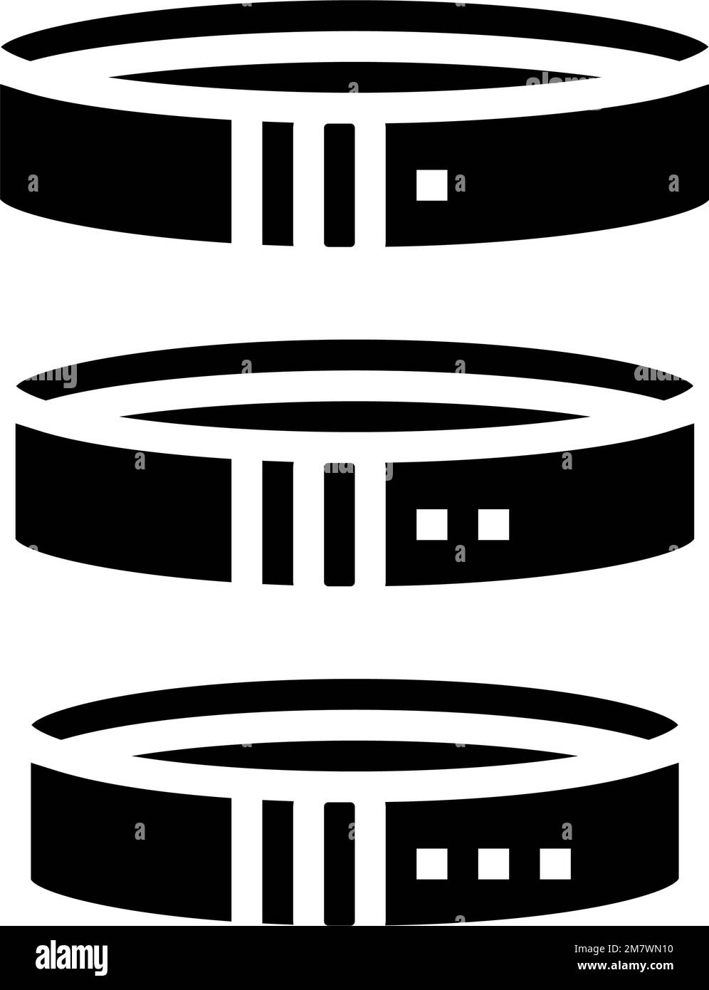 band fitness sport glyph icon vector illustration Stock Vector Image ...