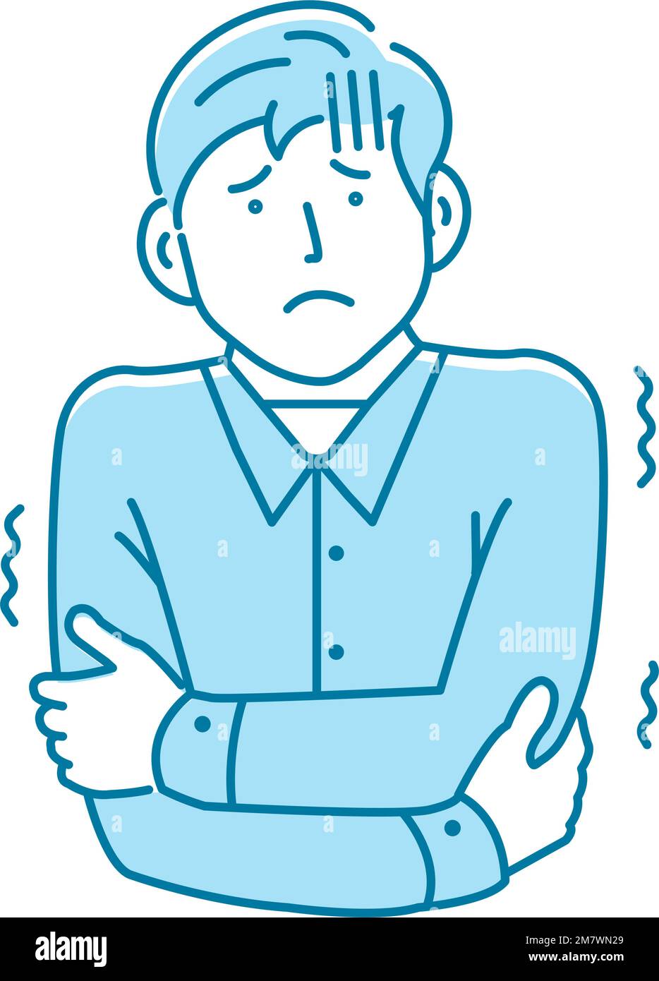 Shiver vector vectors Cut Out Stock Images & Pictures - Alamy