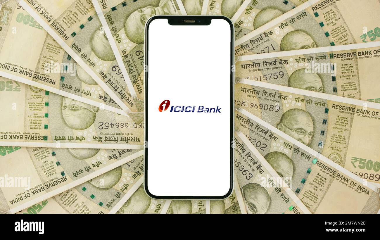 Icici bank logo hi-res stock photography and images - Alamy
