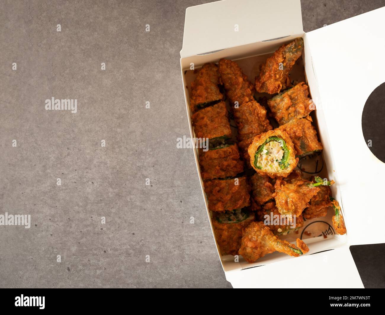 Korean food , packed chilli fries Stock Photo - Alamy