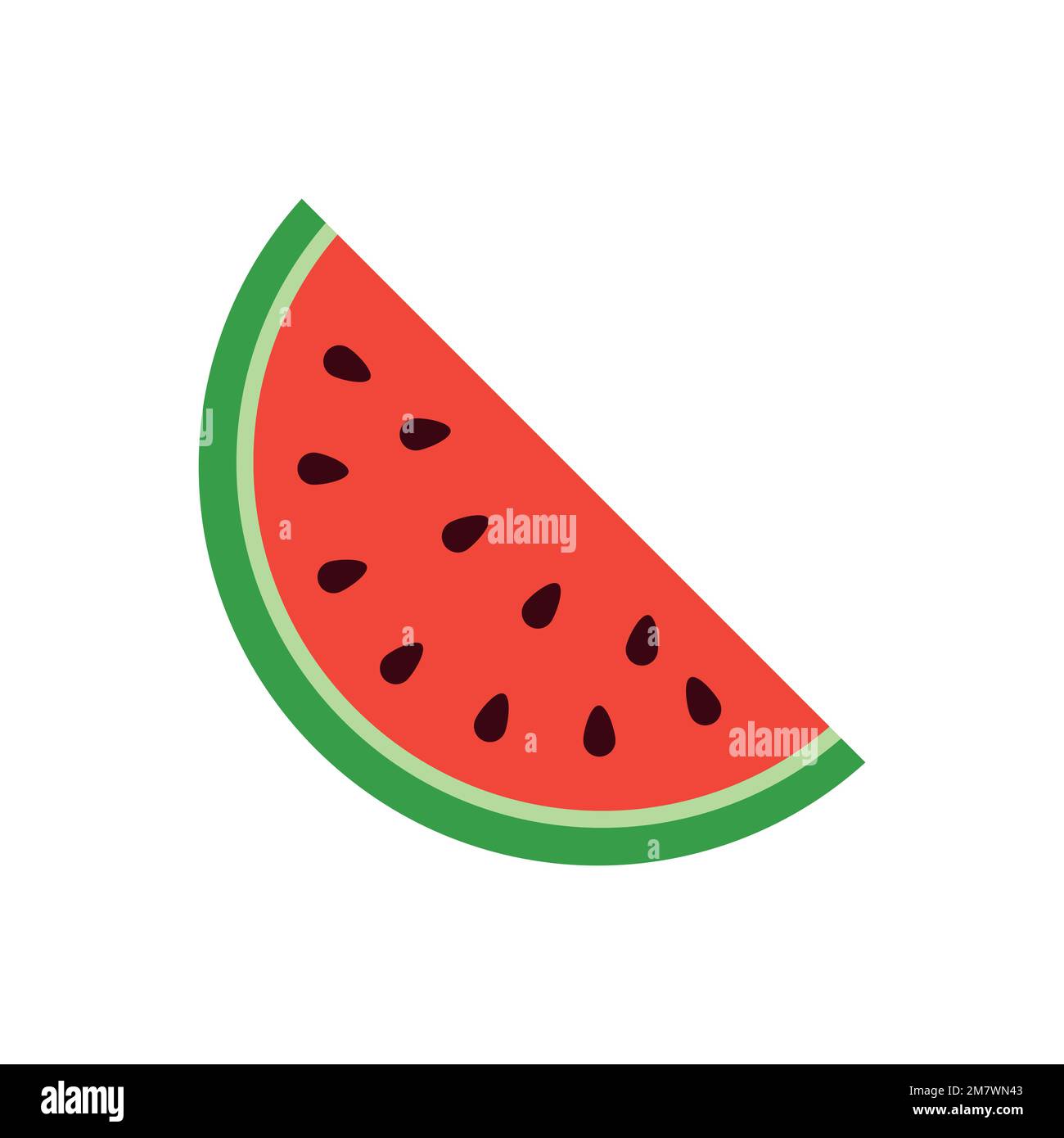 watermelon icon isolated on white background. Vector illustration. Eps 10 Stock Vector Image ...