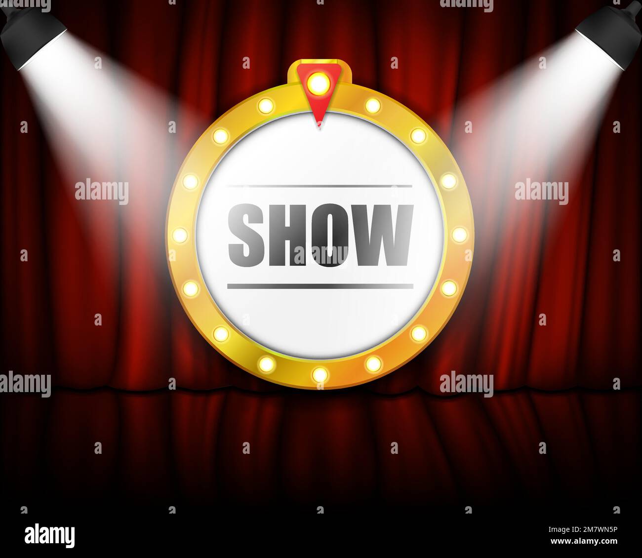 Now showing cinema sign Stock Vector Images - Alamy