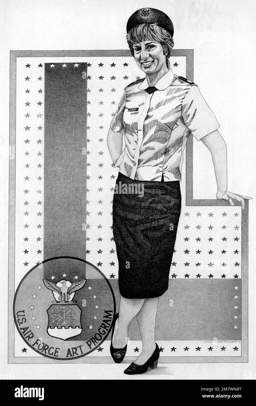 Artwork: "Major Sally Davidson, 'Our Gal Sal'" Artist: Leslie Tryon ...