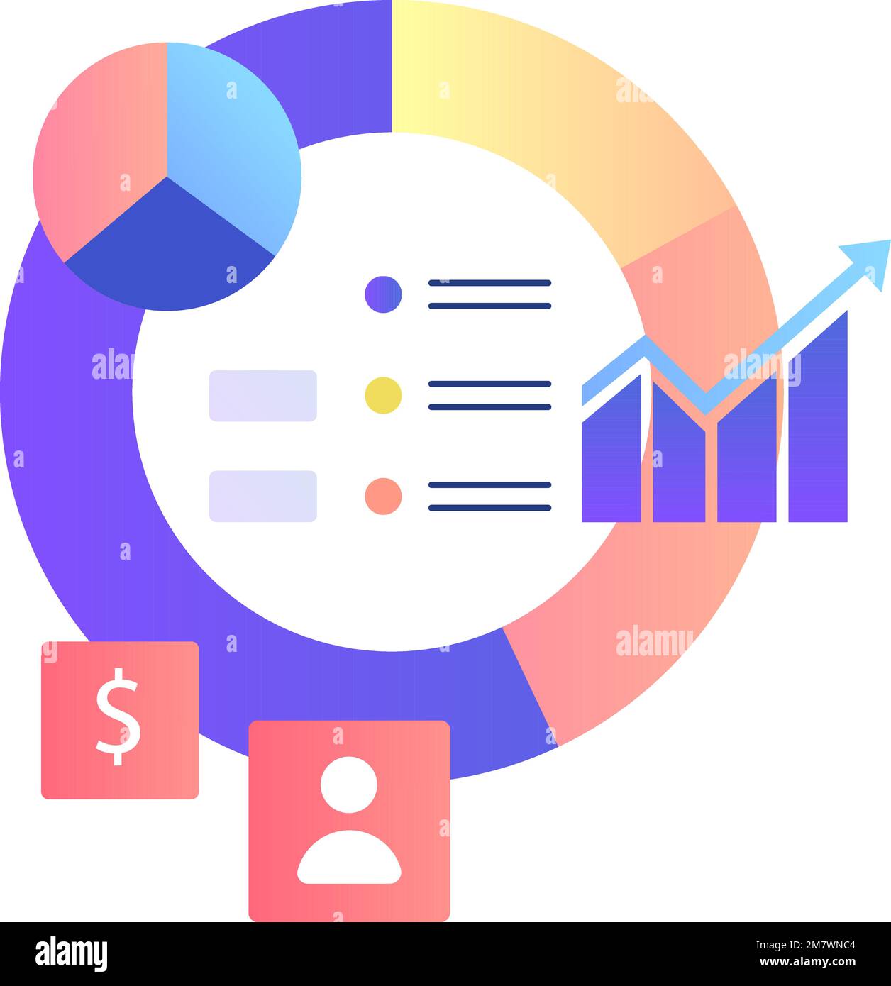 Business infographics design vector. Data chart and graph icon ...