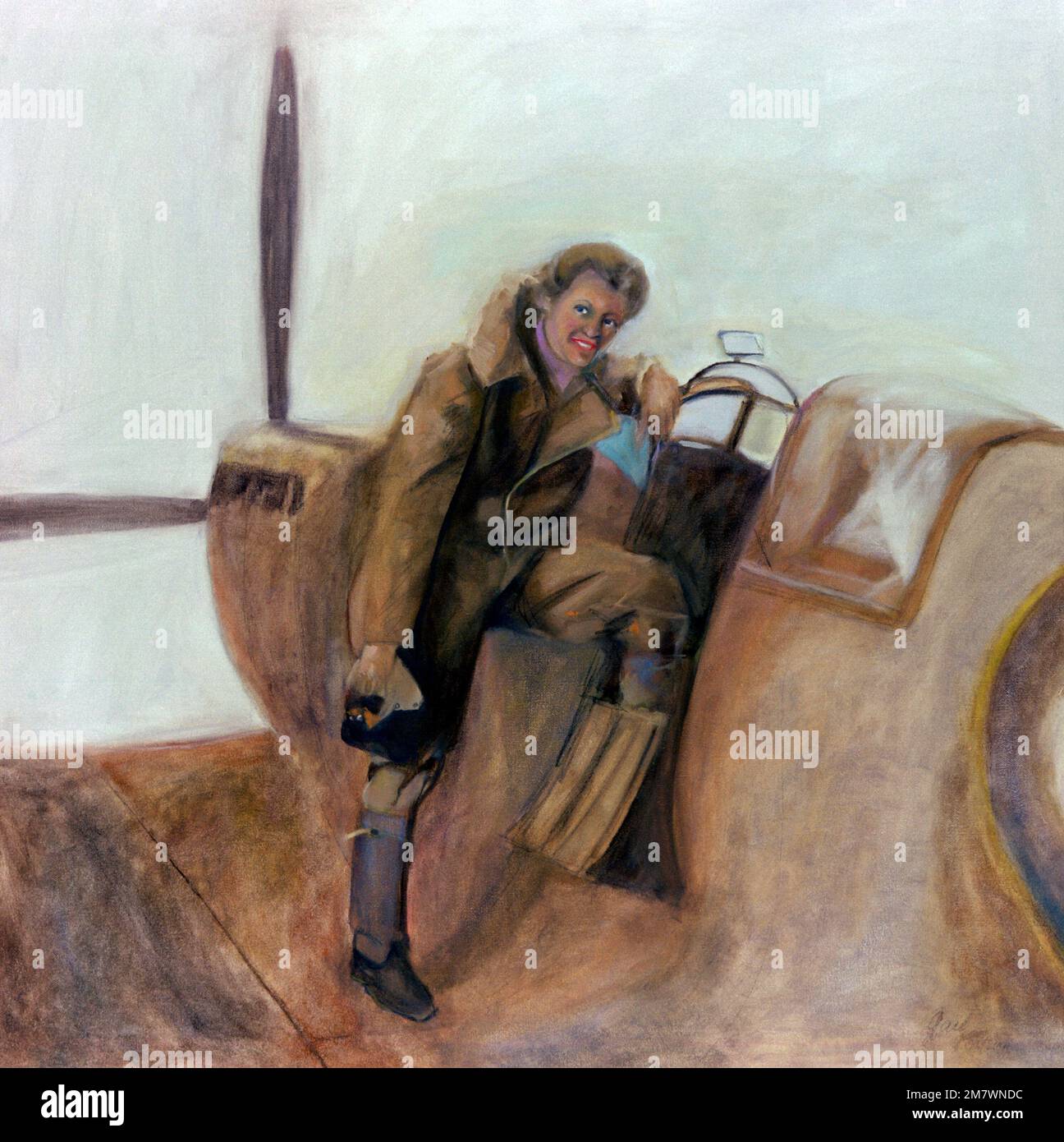 Artwork: "Women in the Air Force" Artist: Gail Fortson. Country ...