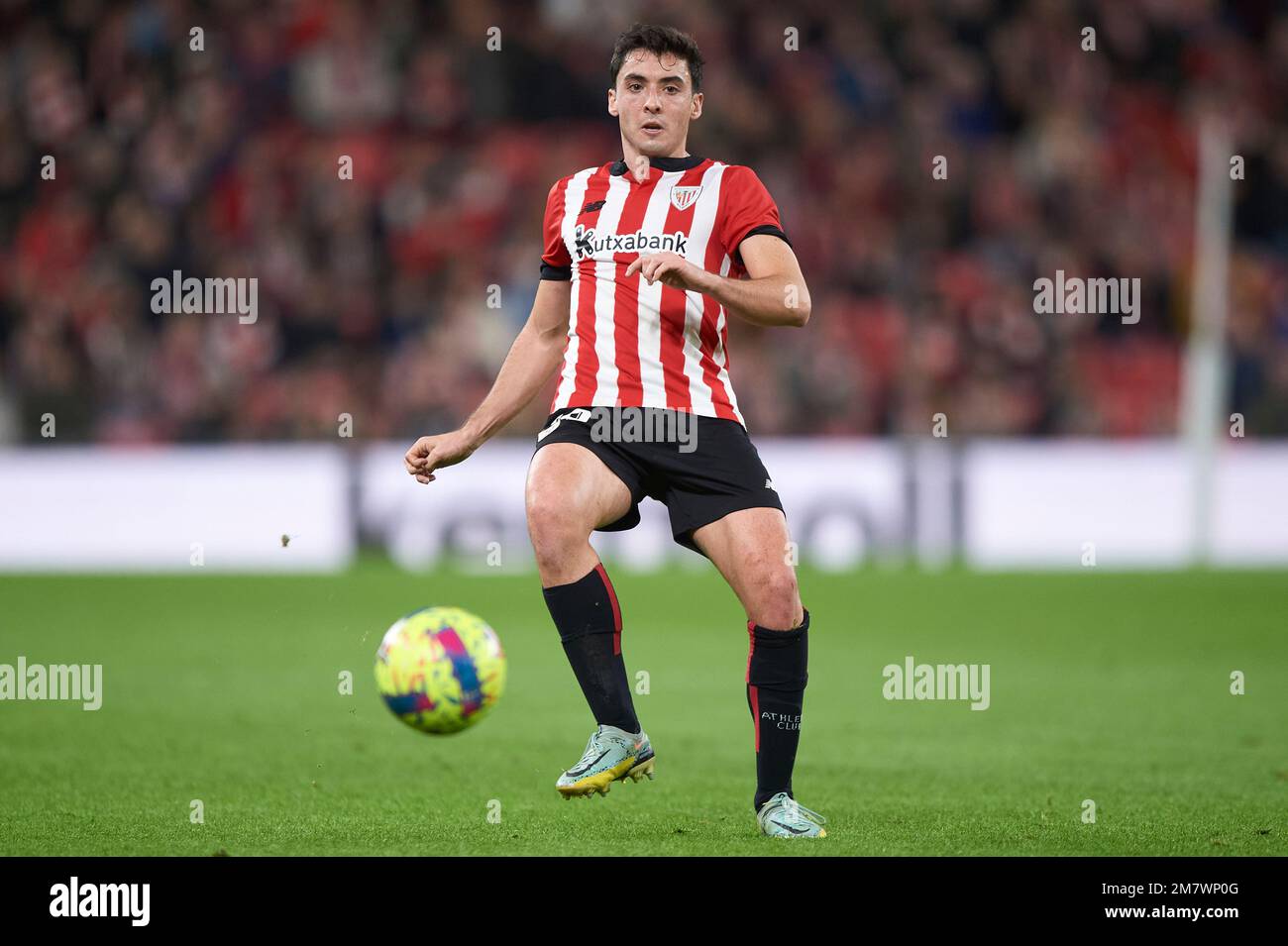 Oier Zarraga of Athletic Club during the La Liga Santander match ...