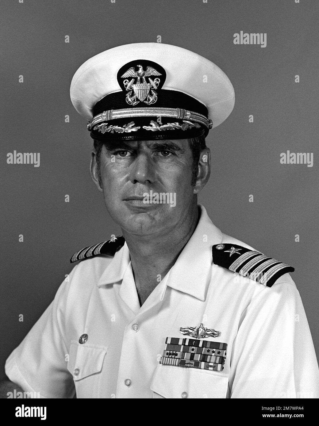 CAPT Carl A. Weegar, USN (covered). Country: Unknown Stock Photo - Alamy