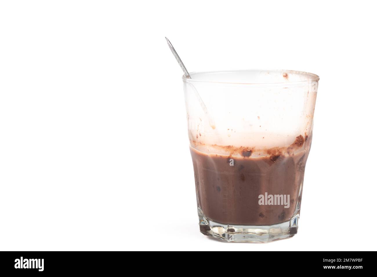 Chocolate drink in transparent Cut Out Stock Images & Pictures - Alamy