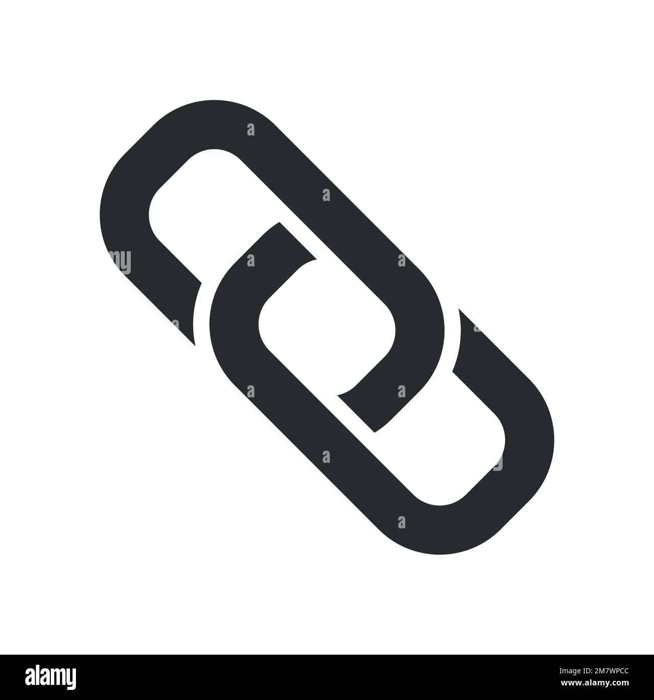 Link sign isolated on white background. Vector illustration. Eps 10 ...