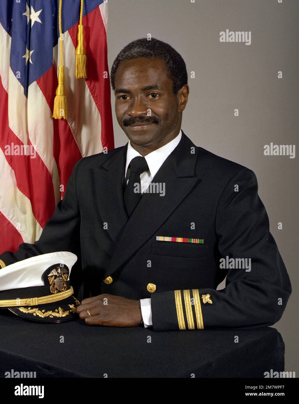 CDR Hubert Watters, USN (uncovered). Country: Unknown Stock Photo - Alamy