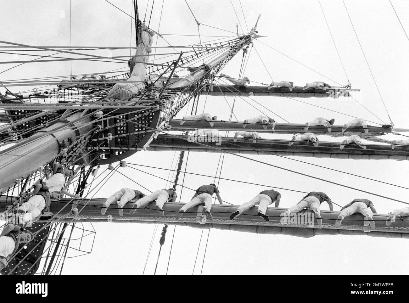 Man up mast Black and White Stock Photos & Images - Alamy
