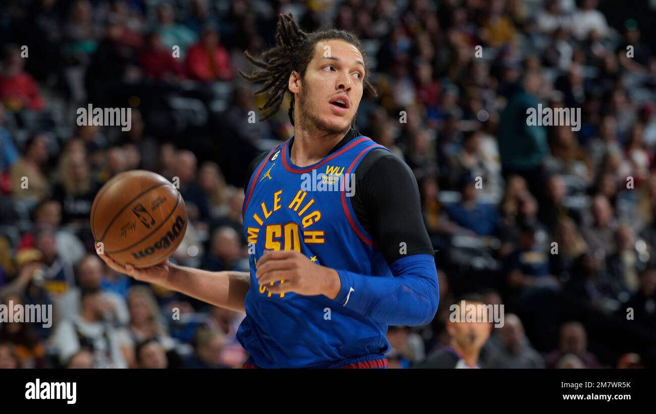 Denver Nuggets forward Aaron Gordon (50) in the first half of an NBA ...