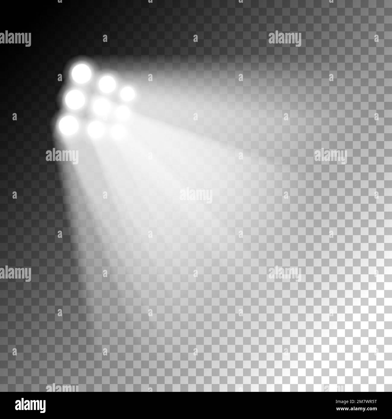 Projector isolated on a transparent background. Vector illustration ...