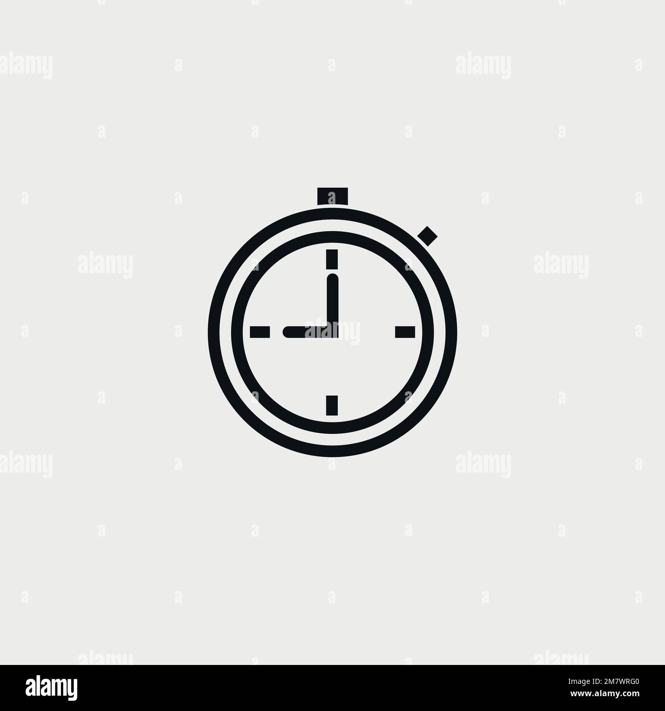Fast time sign. Time icon on white background. Vector illustration. Eps ...