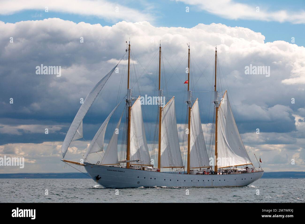 Portuguese schooner Santa Maria Manuela, Hartlepool race start, 2010 ...