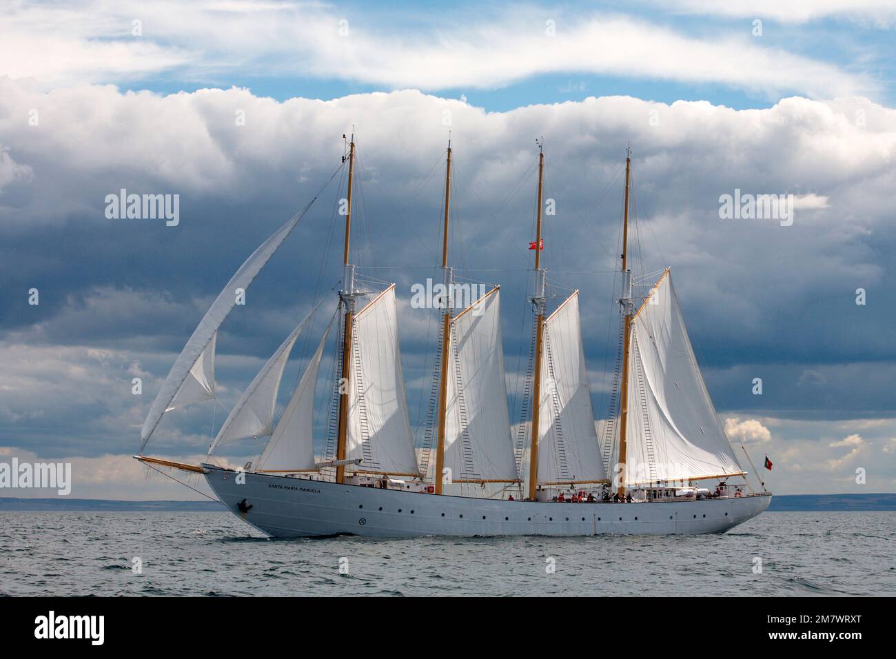 Portuguese schooner Santa Maria Manuela, Hartlepool race start, 2010 ...