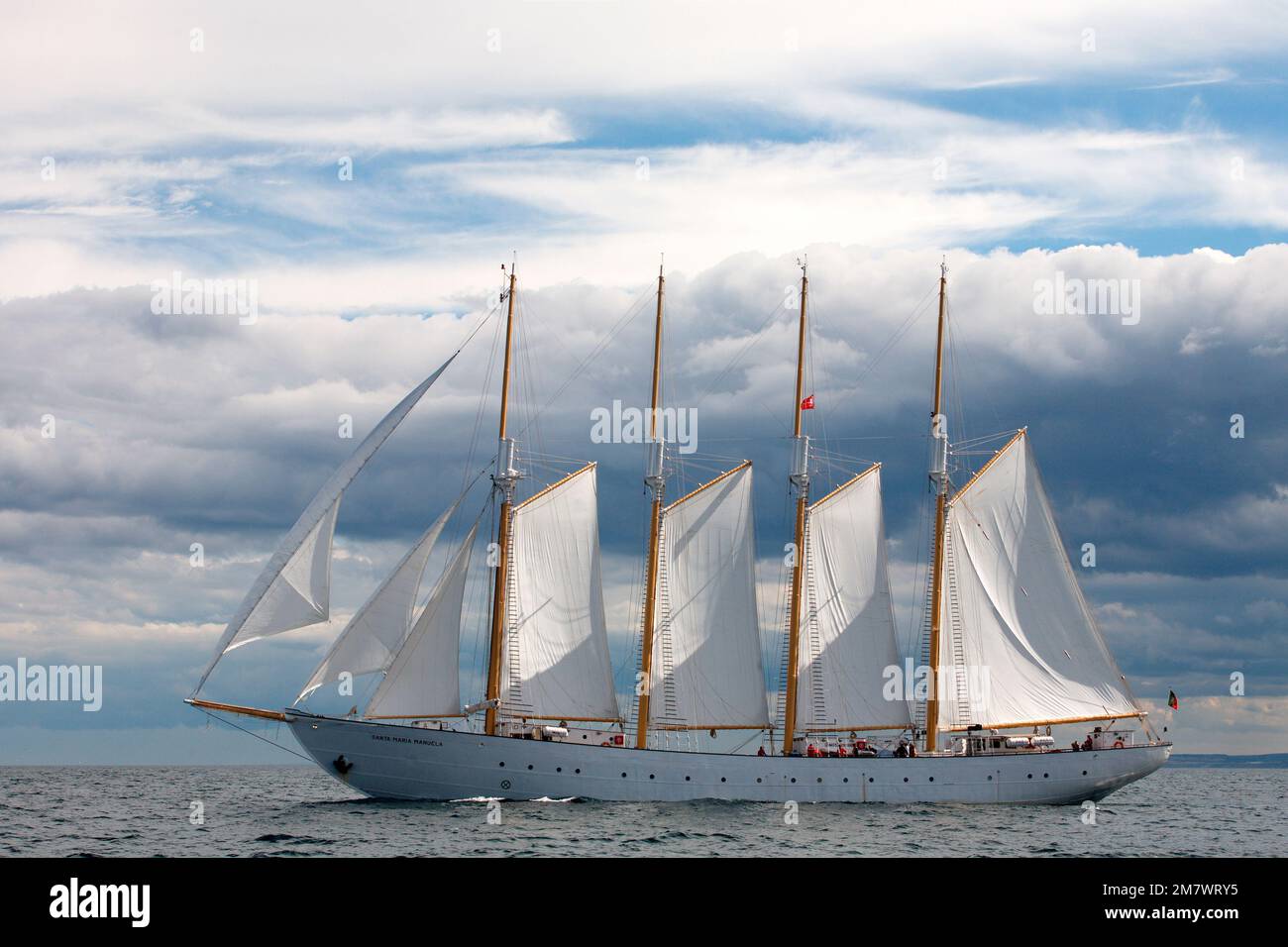 Portuguese schooner Santa Maria Manuela, Hartlepool race start, 2010 ...
