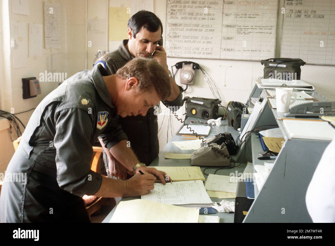 Pilots of the 110th Tactical Fighter Squadron, 131st Tactical Fighter ...
