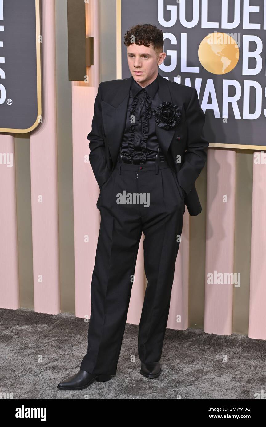 Los Angeles, USA. 10th Jan, 2023. Chris Perfetti arriving at the 80th ...