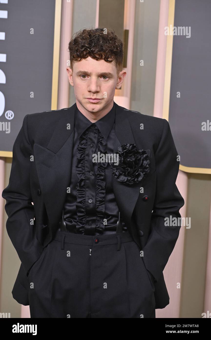 Los Angeles, USA. 10th Jan, 2023. Chris Perfetti arriving at the 80th ...