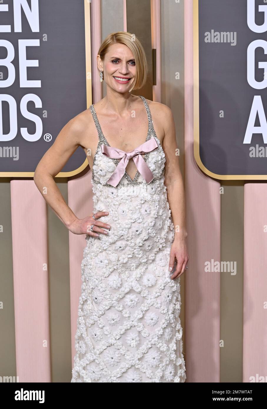 Los Angeles, USA. 10th Jan, 2023. Claire Danes arriving at the 80th ...
