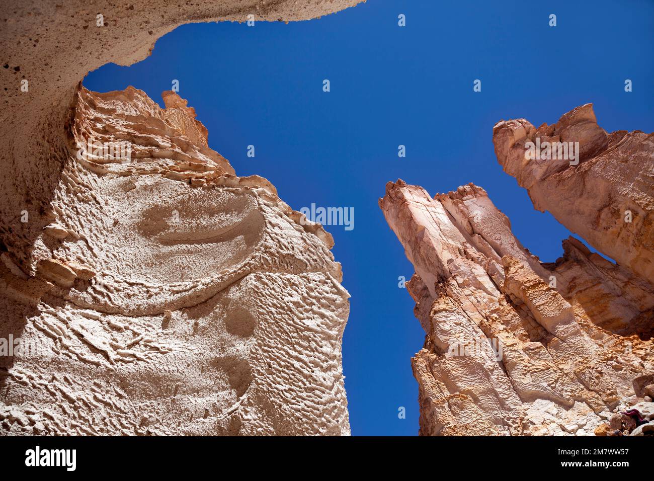 Geological monolith close to Salar de Tara Stock Photo - Alamy