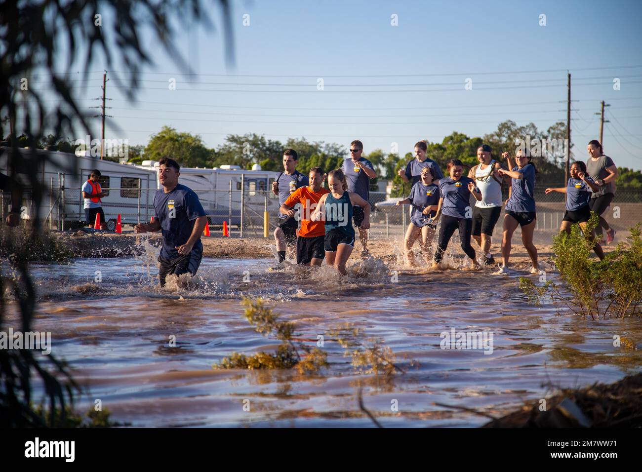 U.S. Marines, Sailors and locals from the Yuma community participate in ...