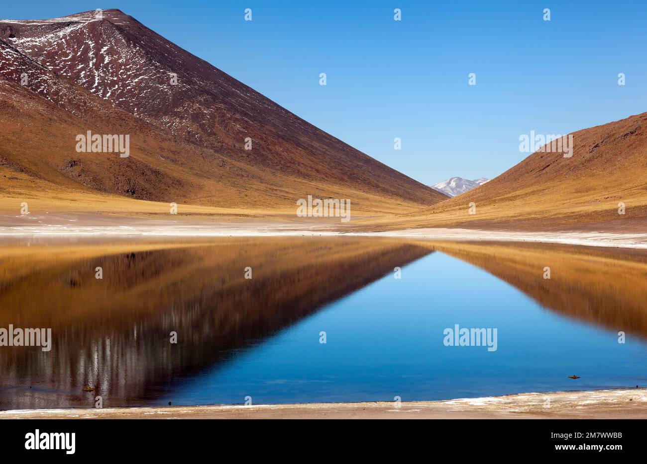Landscape. Miñiques Lagoon Stock Photo - Alamy