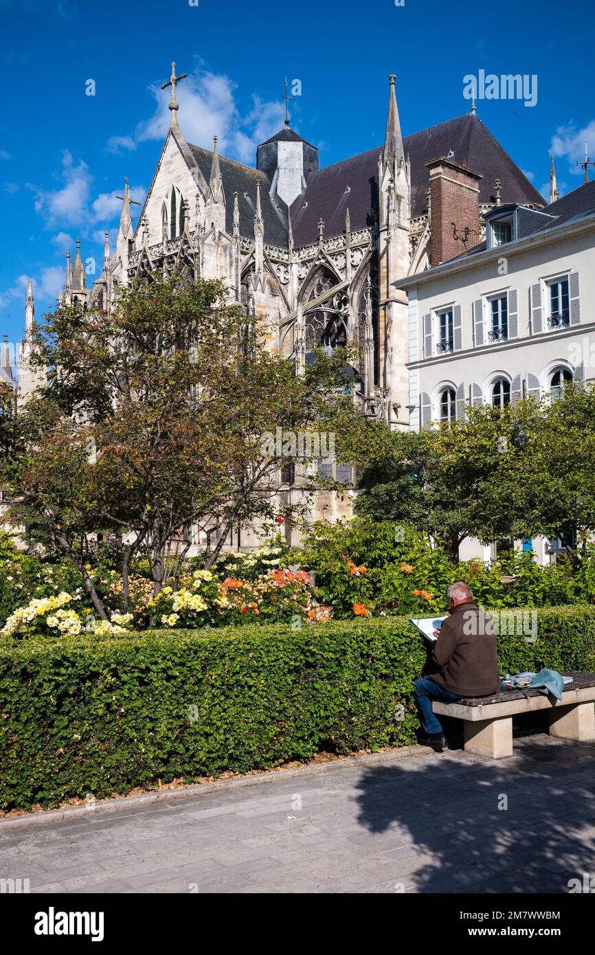 Troyes (north-eastern France): Basilica of Saint Urban of Troyes ...