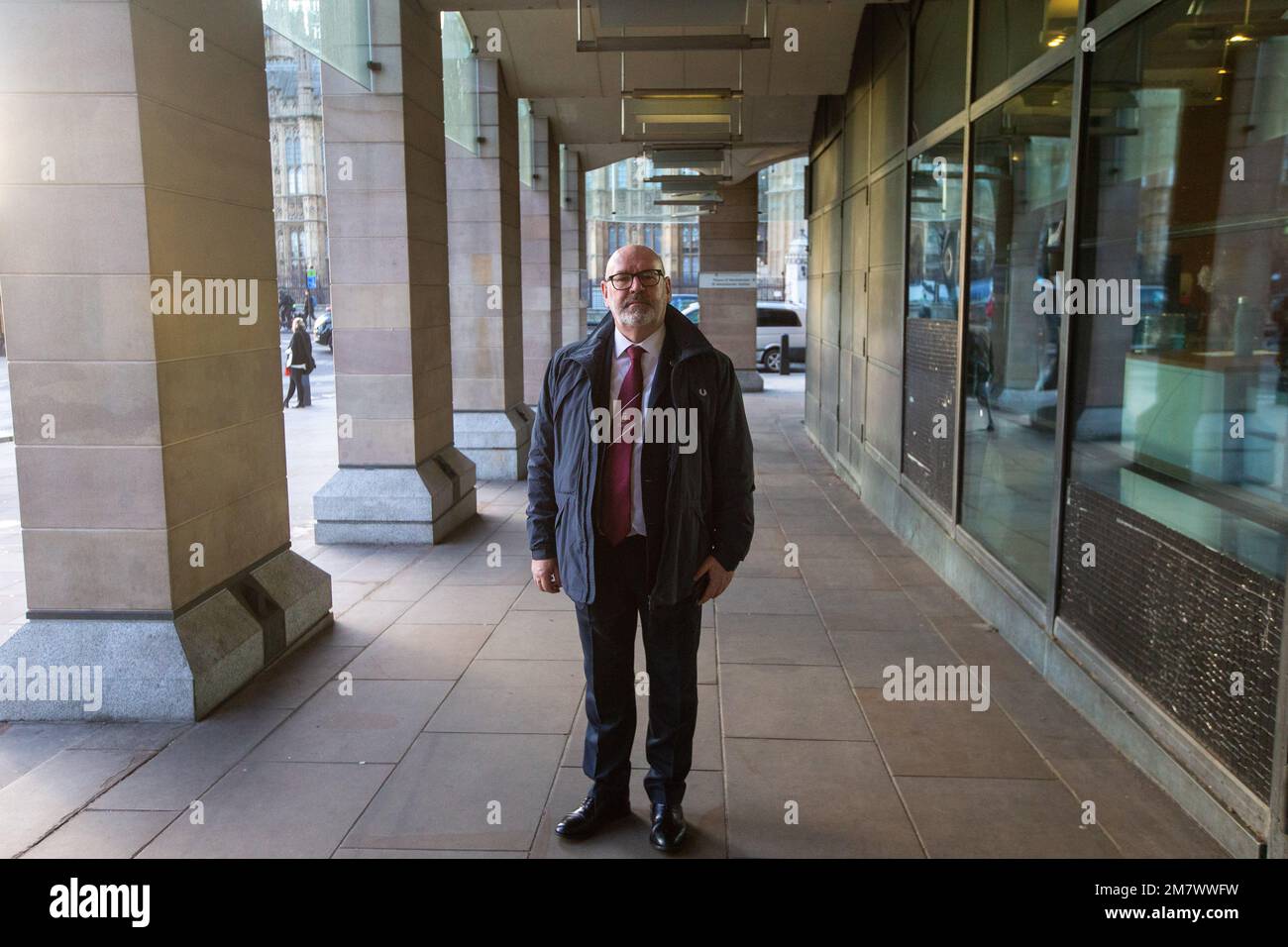 London, England, UK. 11th Jan, 2023. ASLEF General Secretary MICK ...